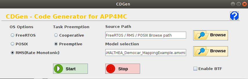 CdGen Feature Extension — BTF Trace Generation Framework on ...